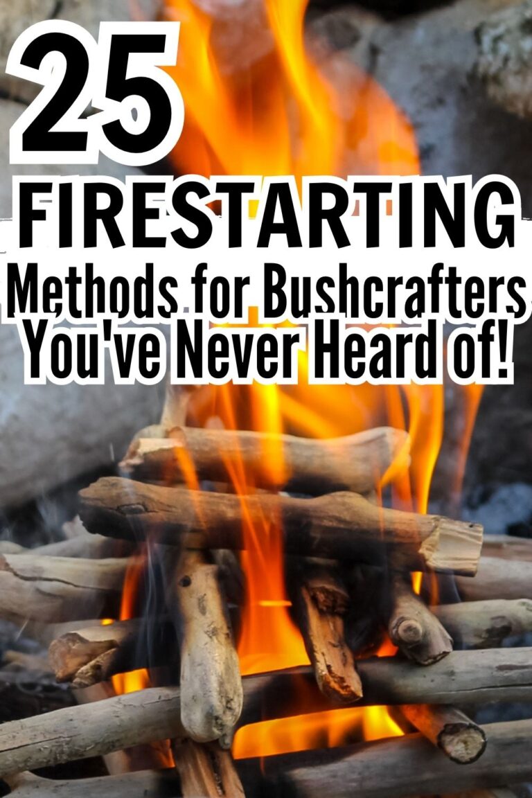 25 Bushcraft Fire Starting Techniques